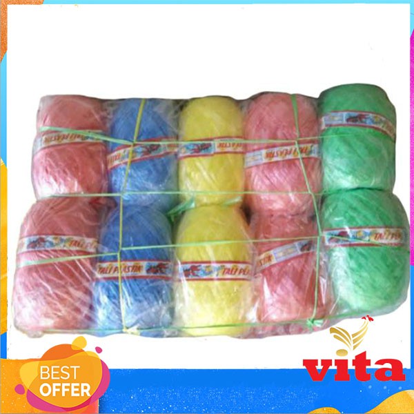 Tali Rafia Besar Warna Ikan Mas – Toko Vita